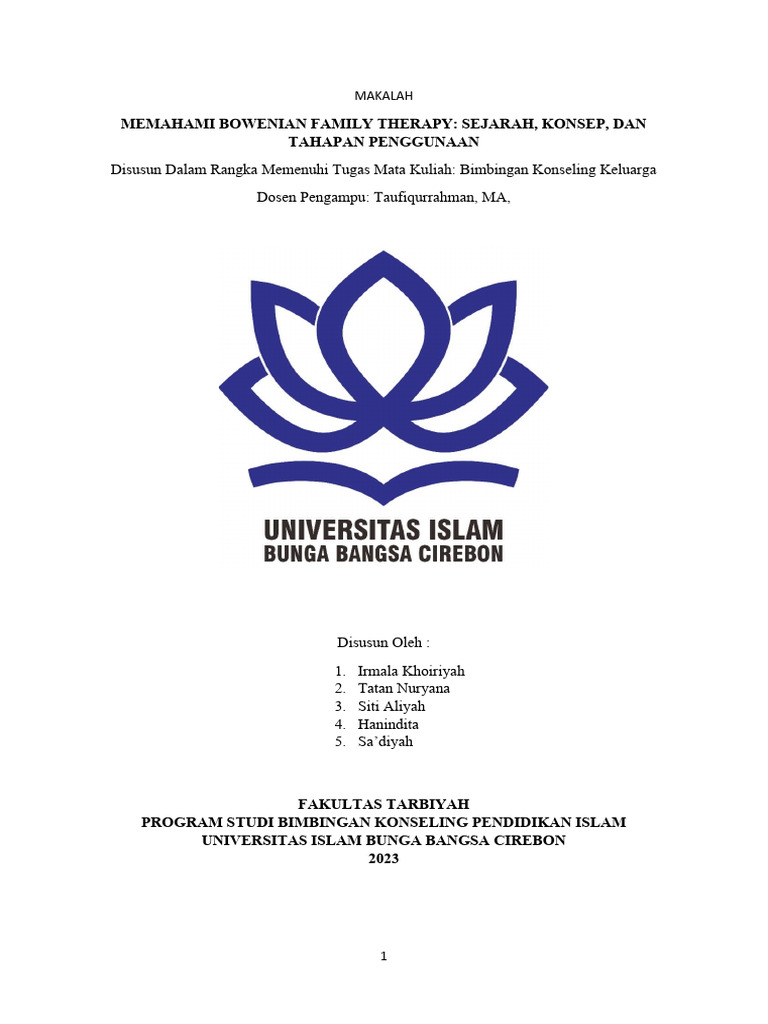 Makalah Kel 4 BK Keluarga | PDF