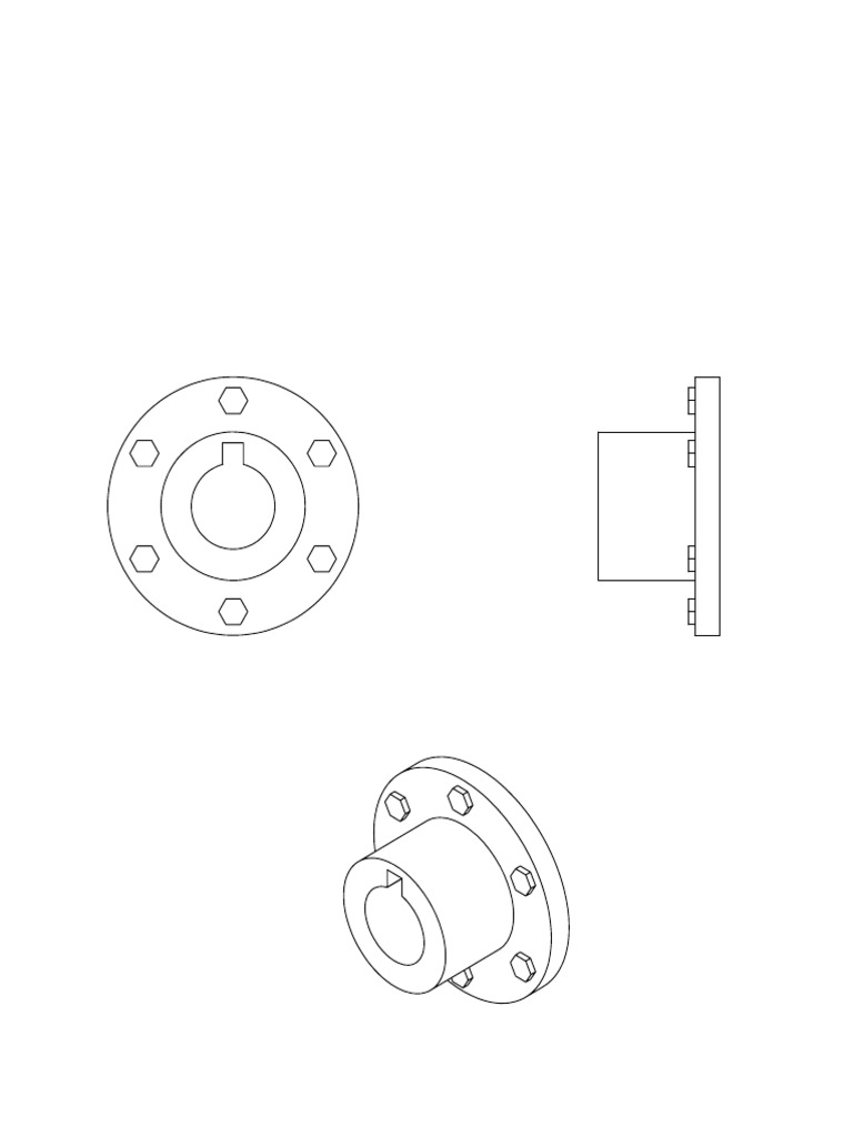 Plate 1.2 Flang and Coupling | PDF
