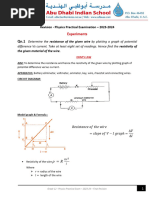 Class 12 Cbse Ncert PHYSICS Lab Manual. | PDF | Electricity ...