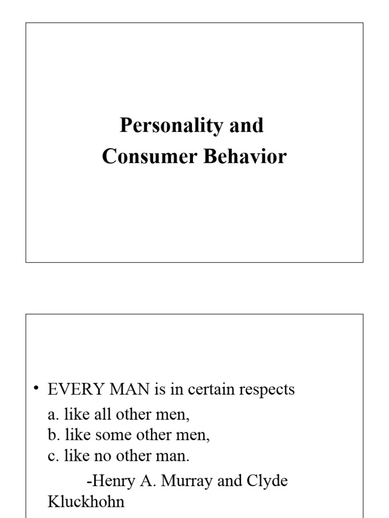 Personality | PDF | Id | Extraversion And Introversion