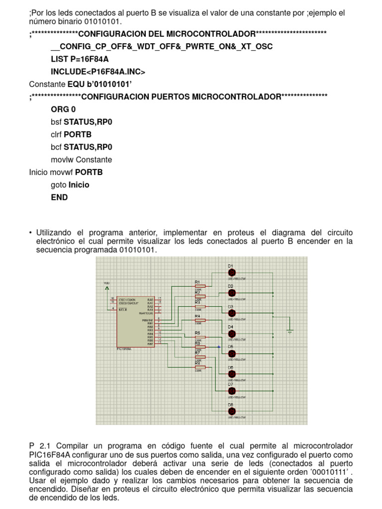 TAREA 2 CLASE MICROCONTROLADORES | PDF | Microcontrolador | Compilador