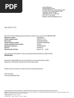 STANDARD BANK Confirmation Letter | PDF