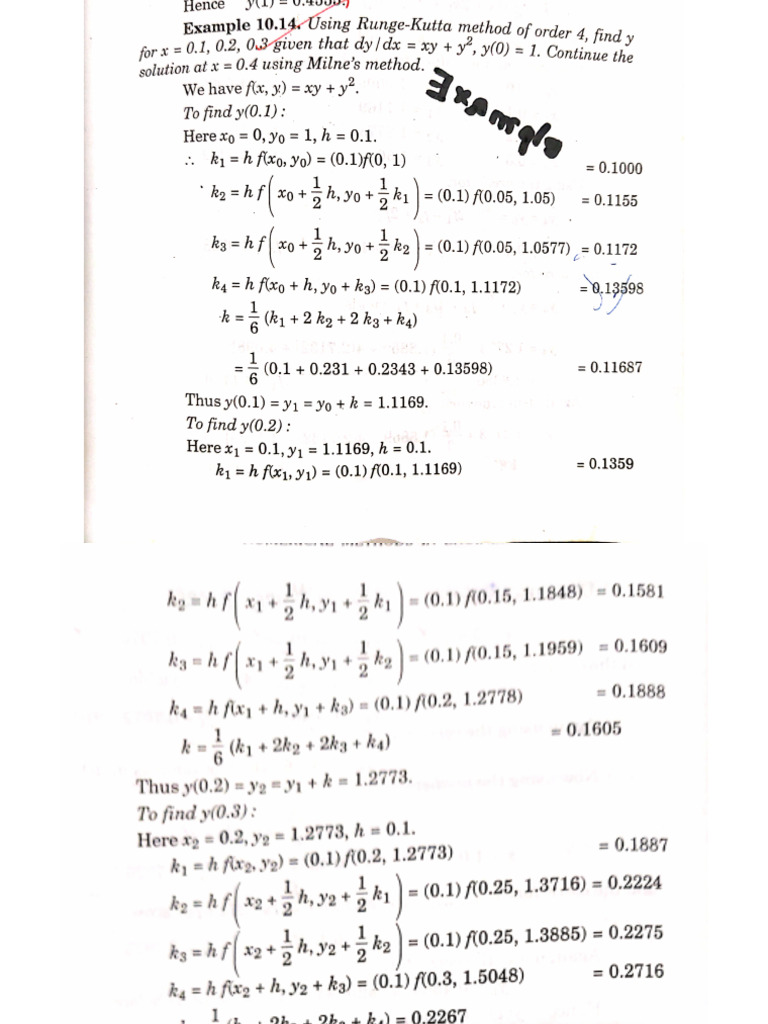 Adam Bashforth Method | PDF