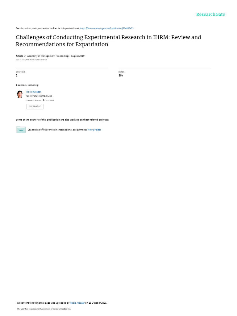 SharablemanuscriptNoethenAlcazar2020 | PDF | Experiment | Causality