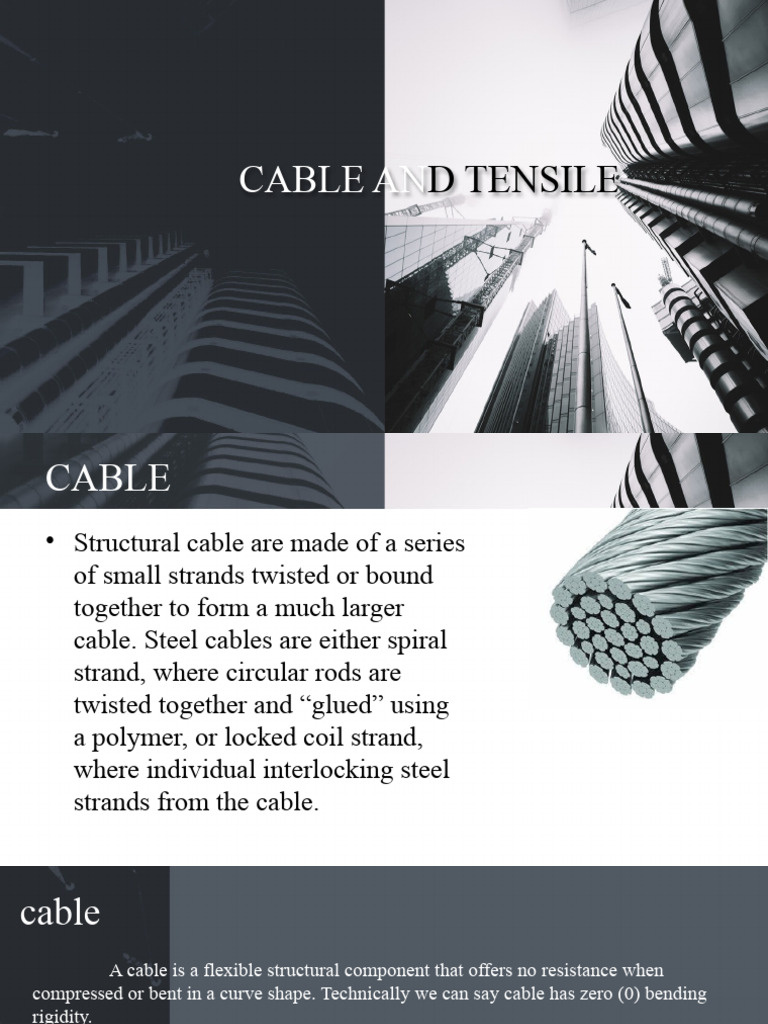 Innovations in Cable and Tensile Structures | PDF