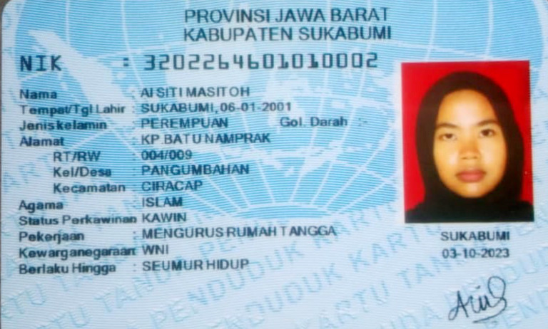 KTP Ai Siti Masitoh | PDF