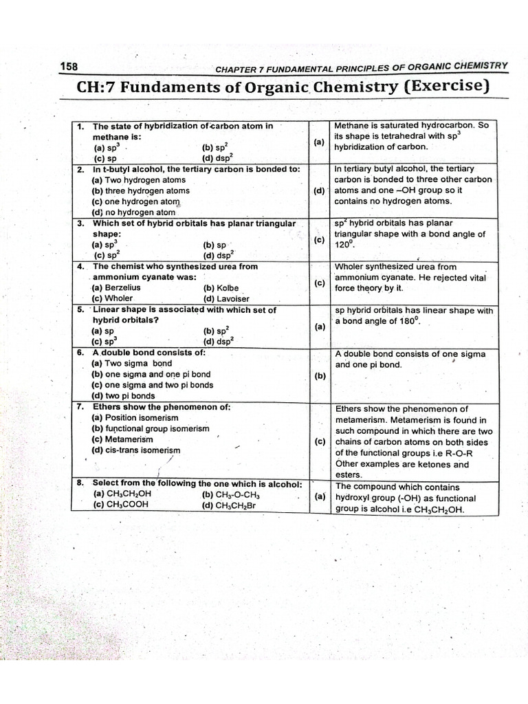 Chemistry Chapter 7 2nd Year Notes | PDF