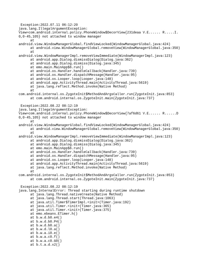 Yozo Log | PDF | Java (Programming Language) | Operating System Technology Yozo Log | PDF | Java (Programming Language) | Operating System Technology