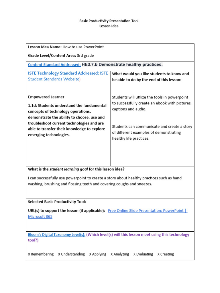 module 3 lesson plan | PDF | Learning | Teachers