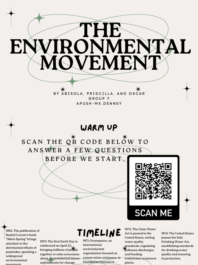 The Environmental Movement | PDF | Environmentalism | Environmental ...