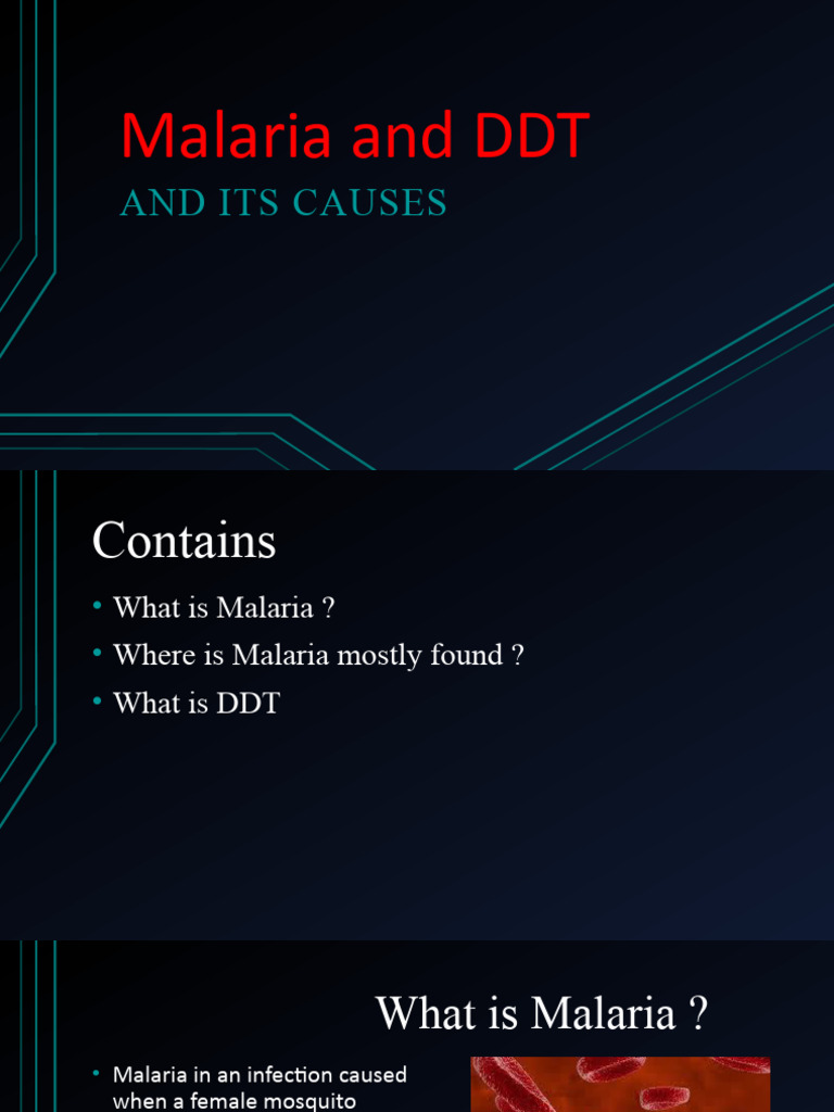 Malaria and DDT | PDF