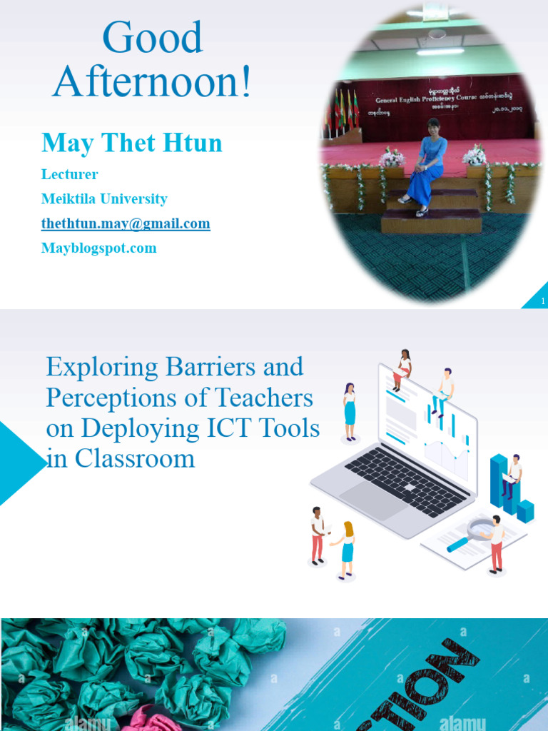 Teachers' Bariiesr | PDF | Educational Technology | Information And Communications Technology