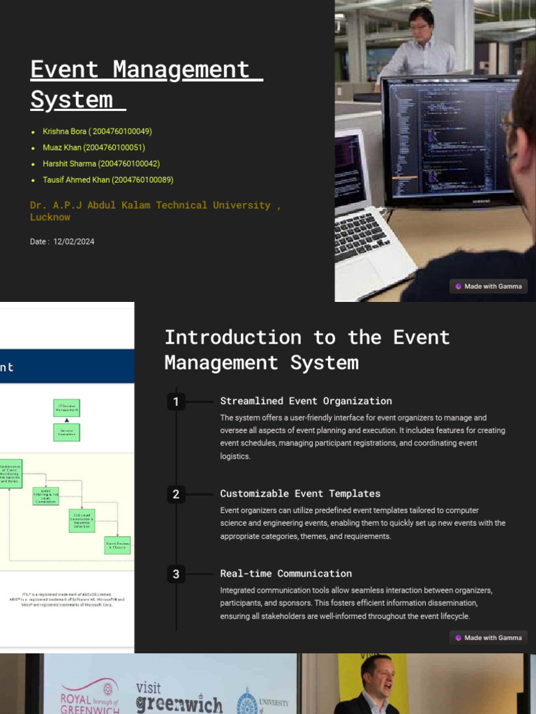 Event Management System | PDF | Usability | Cloud Computing