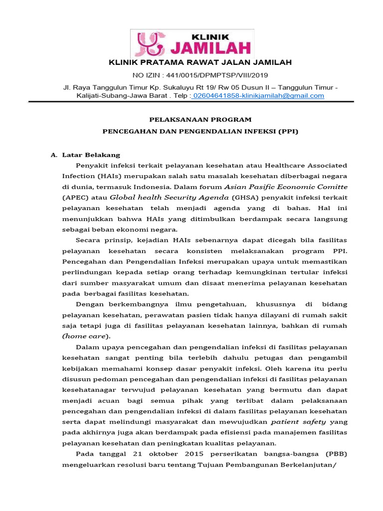 Bukti Pelaksanaan Program Ppi | PDF