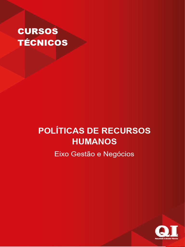 Apostila -POLÃ TICAS DE RECURSOS HUMANOS | PDF | Gestão de recursos humanos | Cultura organizacional