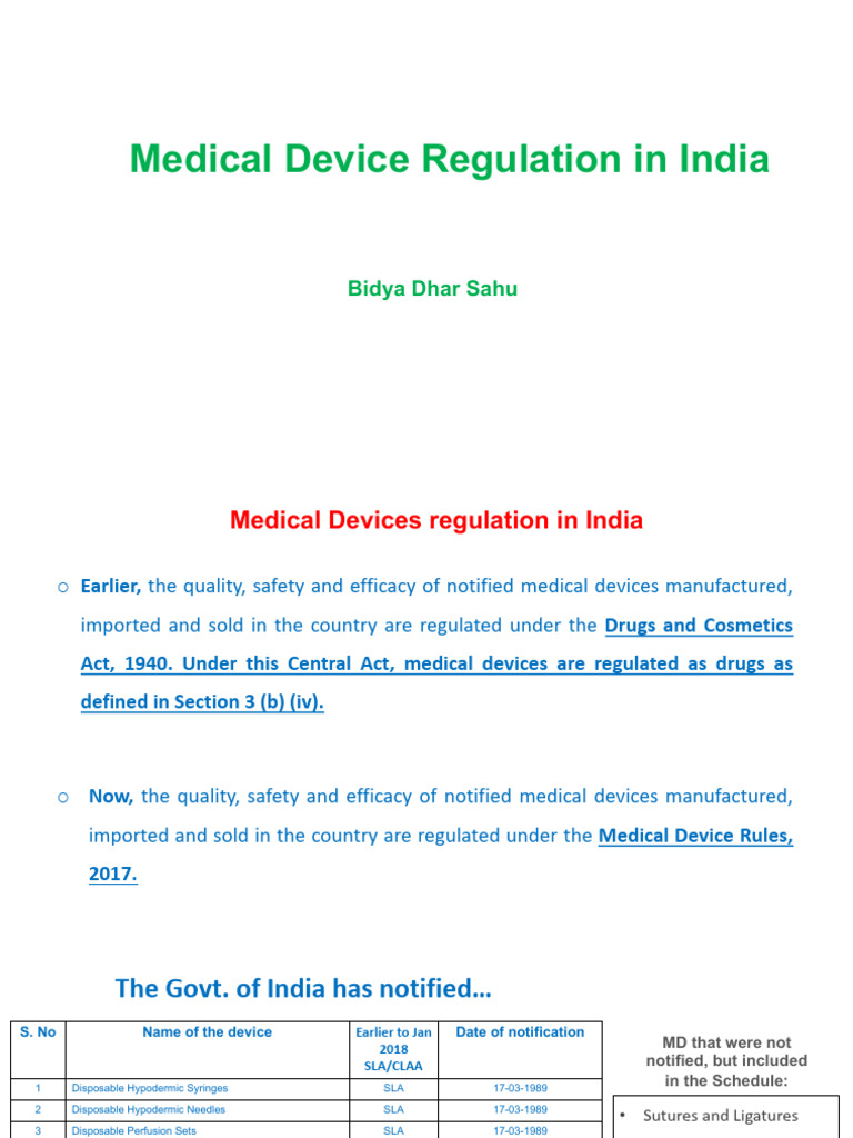 Medical Device Rules 2017 Class | Download Free PDF | Medical Device ...