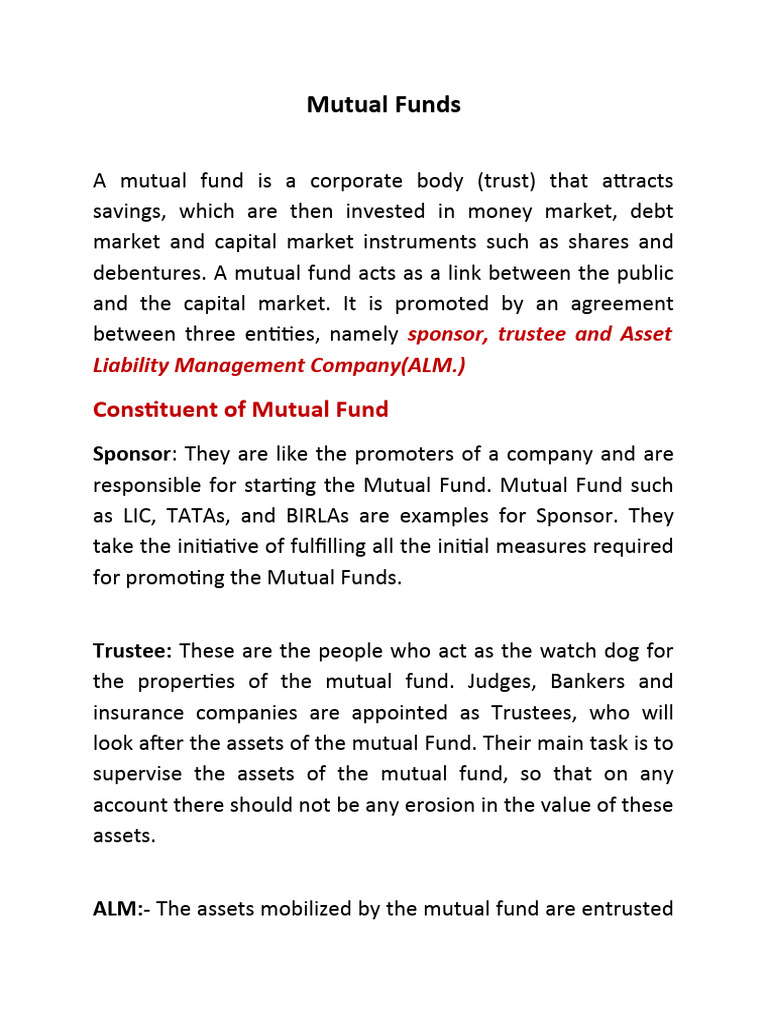 Mutual Funds | PDF | Investment Fund | Investing