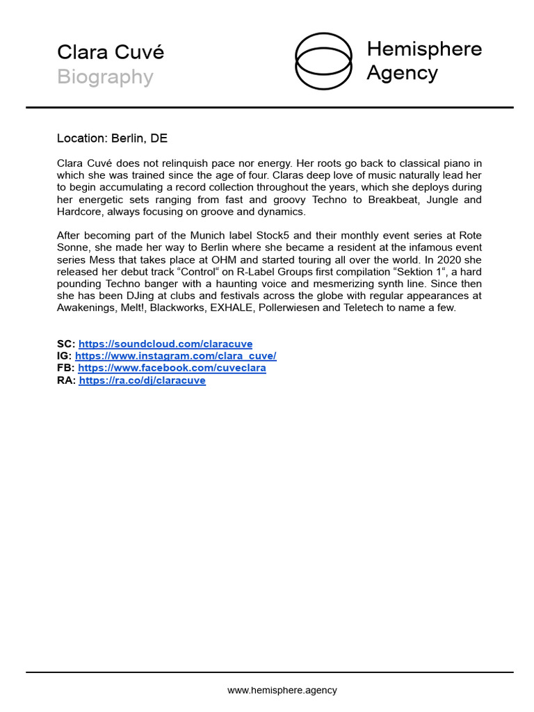 Clara Cuvé Bio | PDF