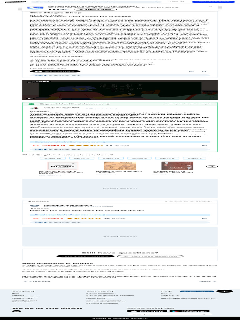 The Magic Shop by H. G. Wells - Read The Story. TH | PDF