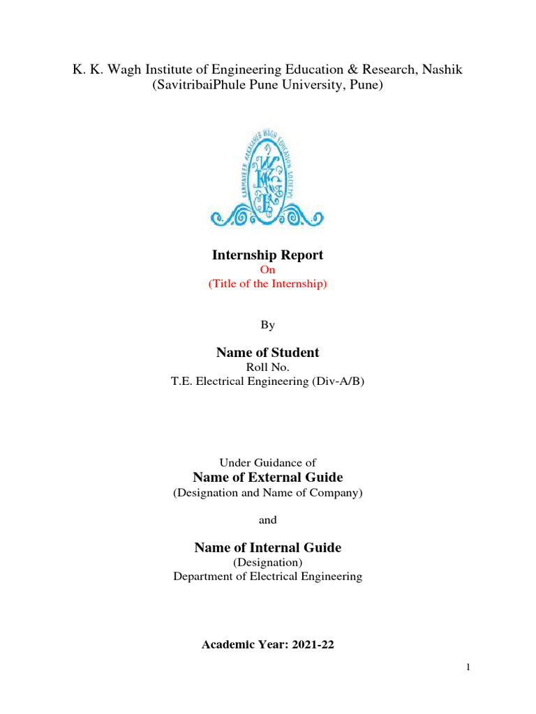 Internship Report Template | PDF | Specification (Technical Standard ...