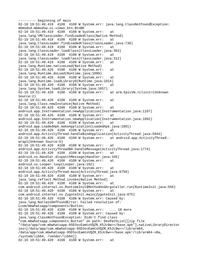 Logcat | PDF | Java (Programming Language) | Computer File