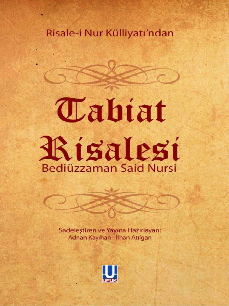 Tabiat Risalesi-Bediuzzaman Said Nursi | PDF