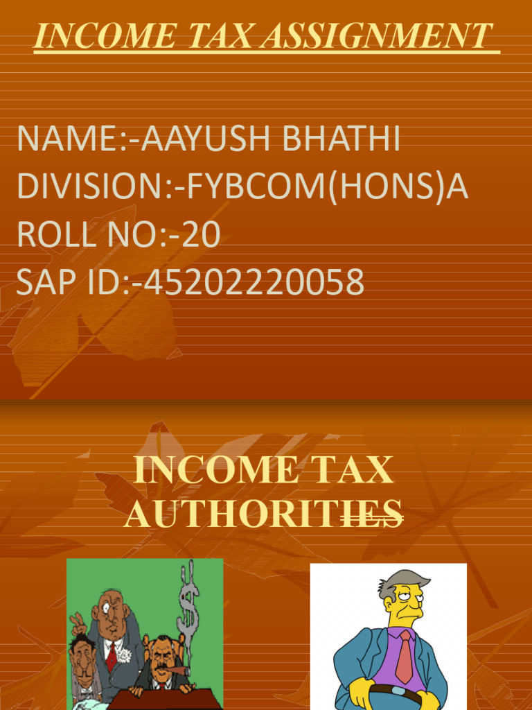 Income Tax Project | PDF | Taxes | Income Tax