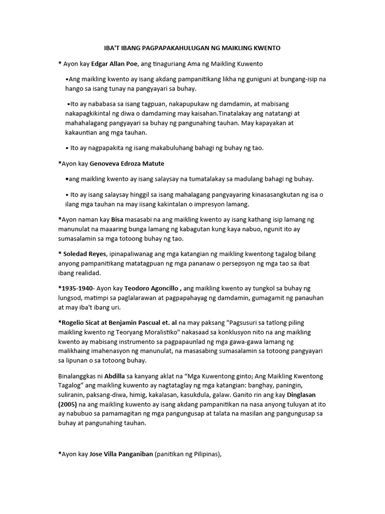 NG Filipino | PDF
