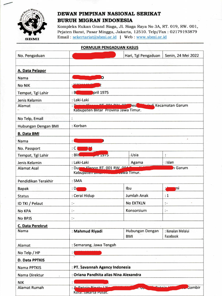 Contoh Kronologis | PDF