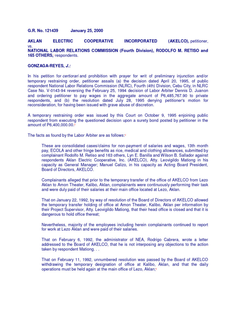 labor cases reviewer finals | PDF | Employment | Salary