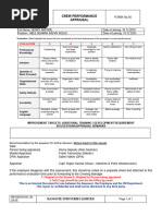 Crew Evaluation & Appraisal | PDF | Business | Psychological Concepts