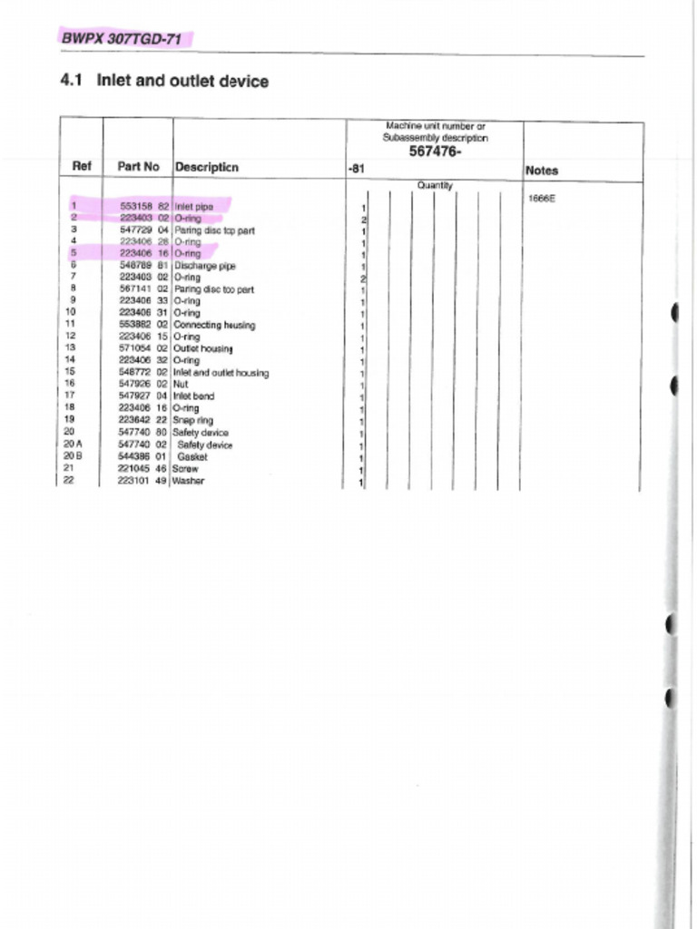 OWS inlet pipe | PDF