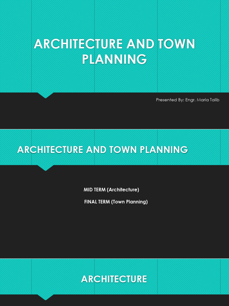 Architecture Lecture 1 23 10 2023 Pdf