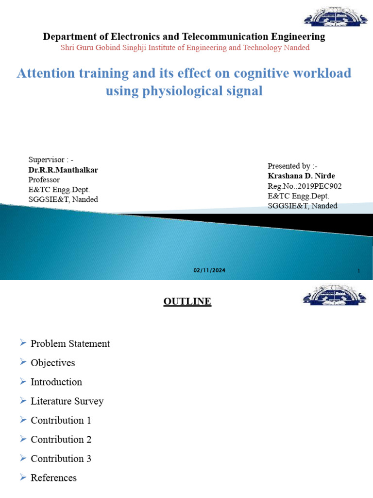 Attention Training & Its Effect On Cognitive Workload Using Physiological Signal SYM 6 | PDF ...