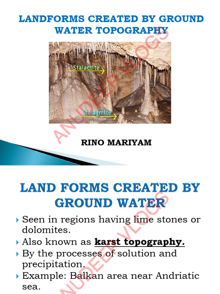 Karst & Glacial Landforms Guide | PDF