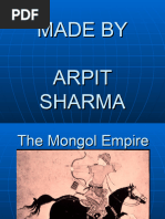 Mongol Empire Mind Map | PDF