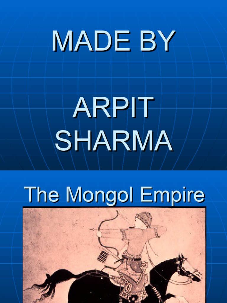 Mongols (1) | PDF | Genghis Khan | Mongol Empire