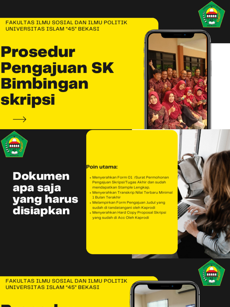 Alur Pengajuan SK Bimbingan Dan Pelaksanaan Sempro, Seminar Draft Dan Sidang Skripsi FISIP | PDF