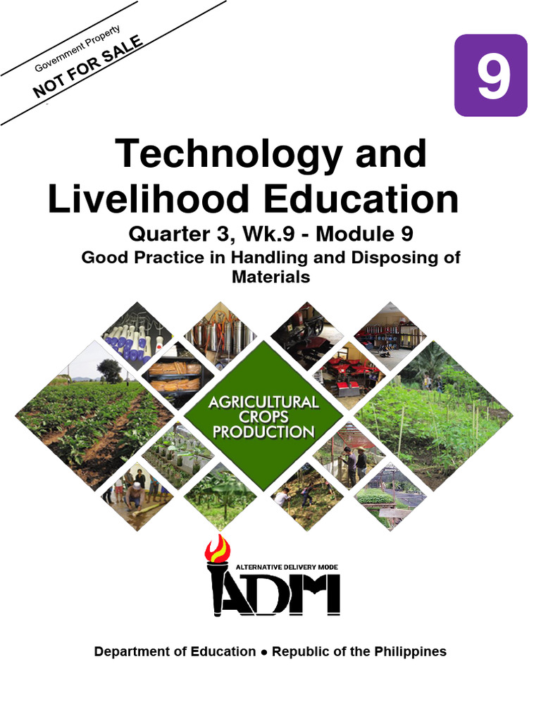 Tle9 - q3 - Mod9 - Good Practice in Handling and Disposing of MAterials ...
