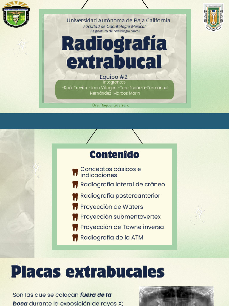 Radiografia extrabucal | PDF | Rayo X | Radiología