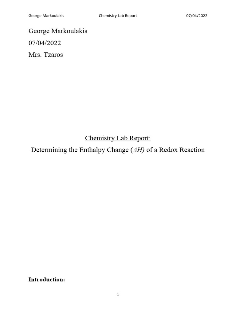 ZN Cu Lab | PDF | Experiment | Significant Figures