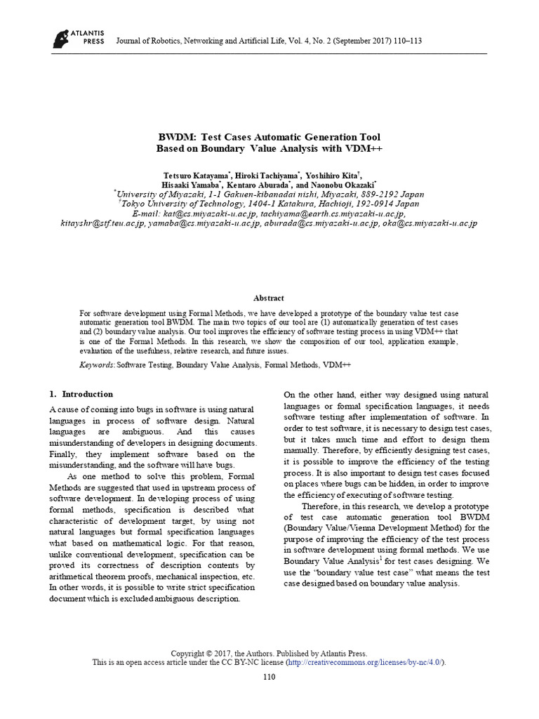 BWDM: Test Cases Automatic Generation Tool Based On Boundary Value ...