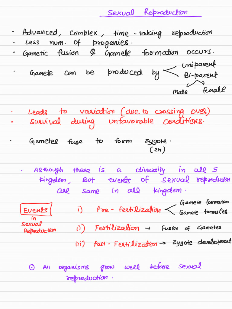 Reproduction in Org Part 3 | PDF