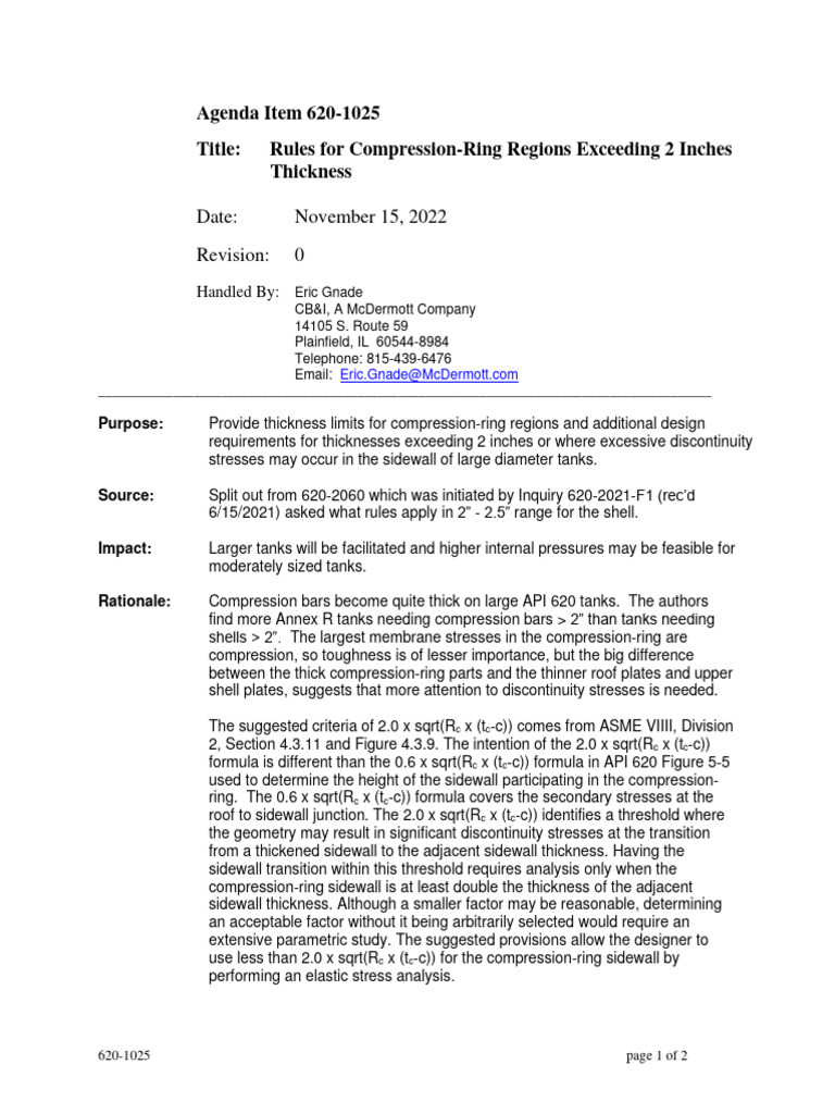 Compression Ring Design Rules Over 2" | PDF | Stress (Mechanics ...