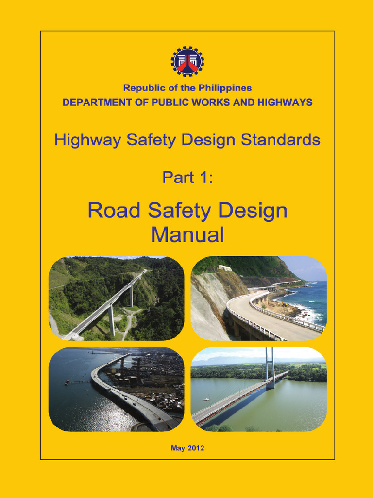 DPWH Book 1 - Road Safety Design Manual | PDF