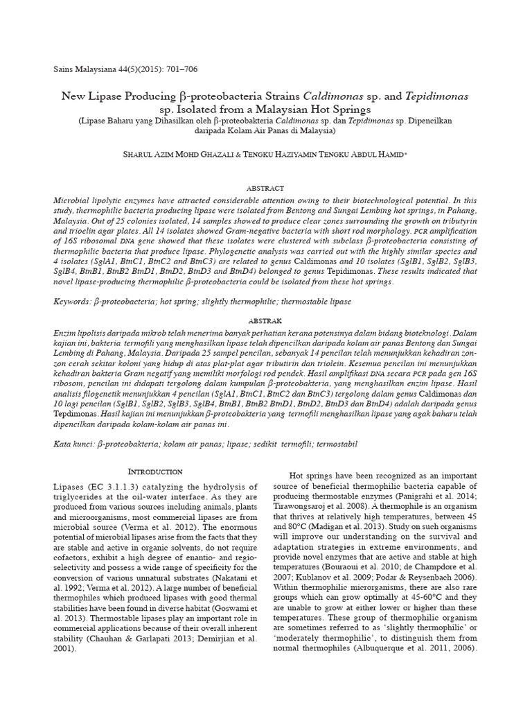 Mohd Ghazali & Tengku Abdul Hamid | PDF