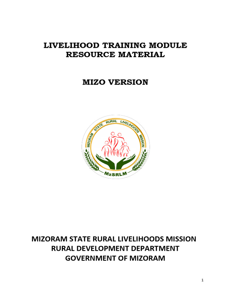 Livelihood Training Mizo | PDF