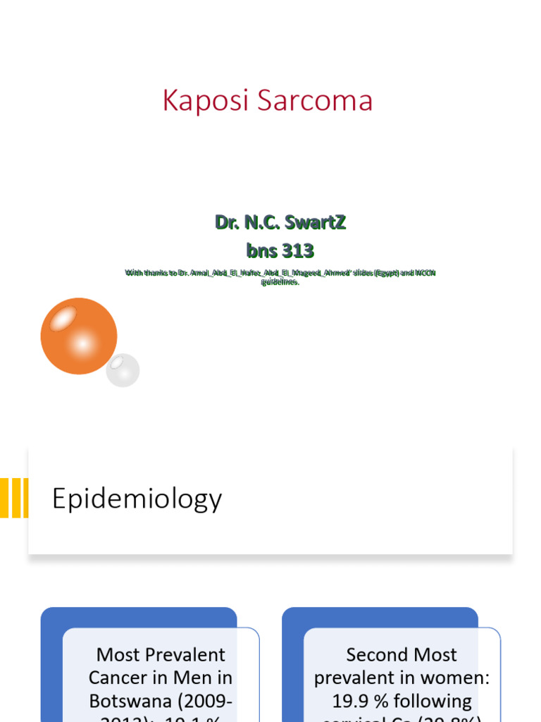 Kaposi Sarcoma 2023 | Download Free PDF | Sarcoma | Hiv/Aids