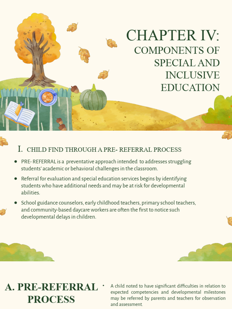 Pre-Referral Process in Special Education | PDF | Educational ...