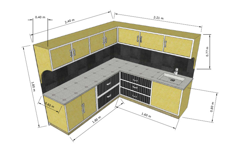 3D View With Dimension | PDF